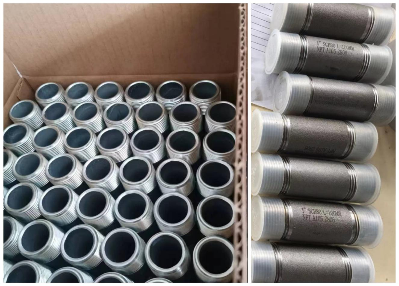 NPT Threaded Pipe Nipple Fittings | A733 TOE & TBE Pipe Nipple